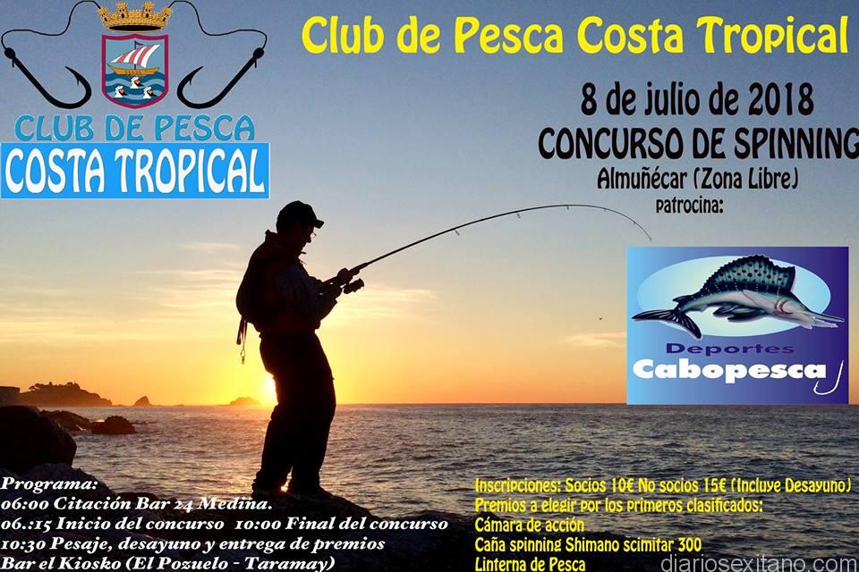 El Club de Pesca Costa Tropical celebra este domingo un Concurso de ...
