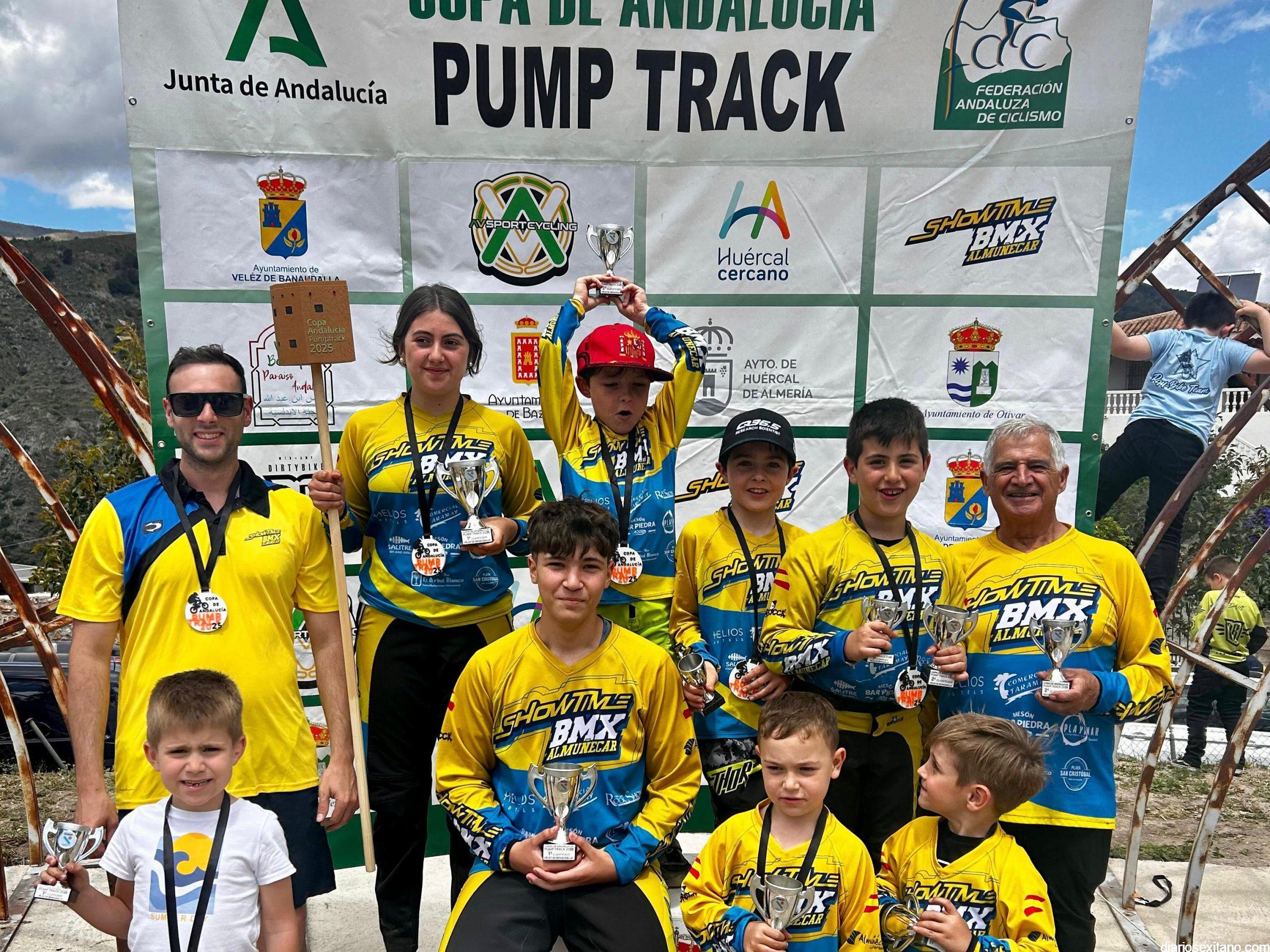 C D Show Time BMX Almuñécar sumó ocho podios en el circuito Pum Track ...